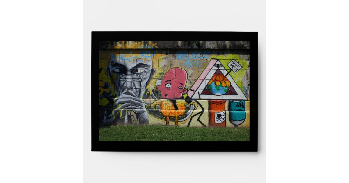 Weird Pink Figure Of Fun Envelope | Zazzle