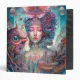 Weird Surreal Alien Woman Art 3 Ring Binder | Zazzle