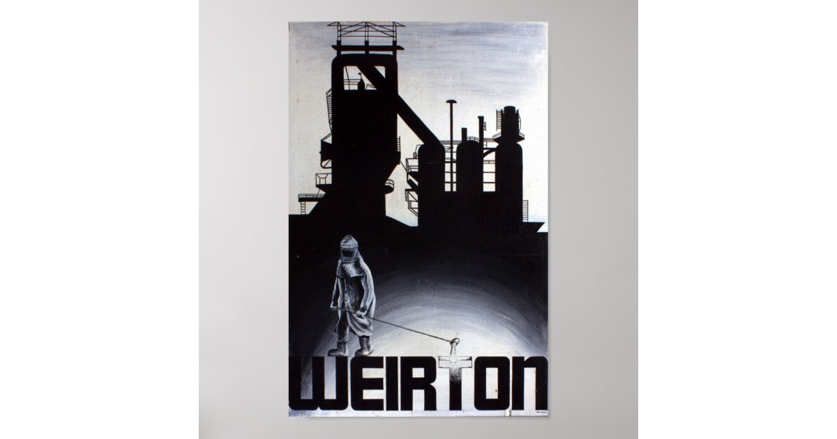 Weirton Steel Mill Blast Furnace Poster | Zazzle