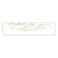 Elegant Flourish Calligraphy Names Wedding Napkin Bands | Zazzle