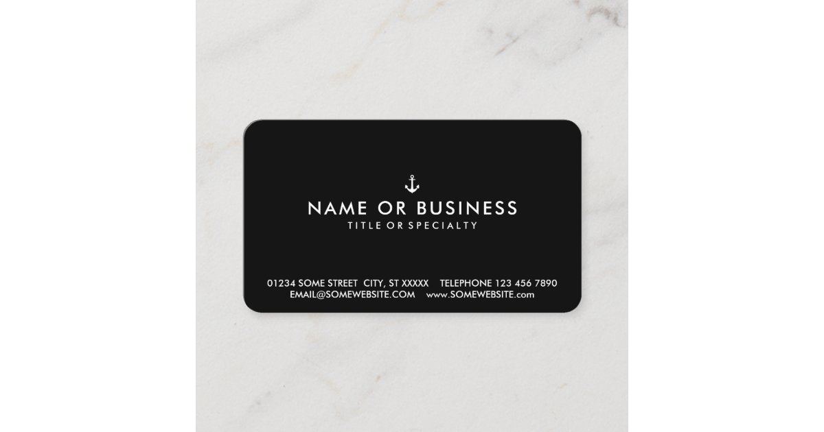 welcome aboard script business card | Zazzle