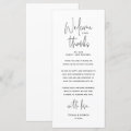Welcome and Thanks, Place Setting Thank You Card | Zazzle
