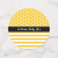 Welcome Baby Bee Table Confetti Honeycomb Design | Zazzle