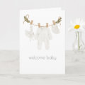 Welcome Baby Boho Congratulations Card | Zazzle