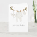 Welcome Baby Boho Congratulations Card | Zazzle