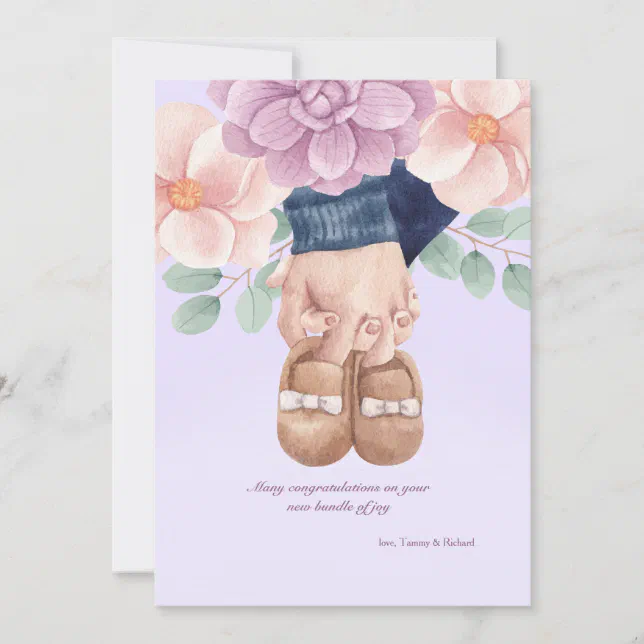 Welcome Baby Card | Zazzle