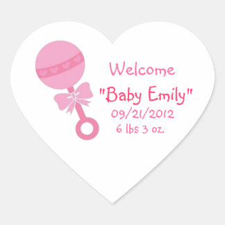 Welcome Baby Stickers | Zazzle