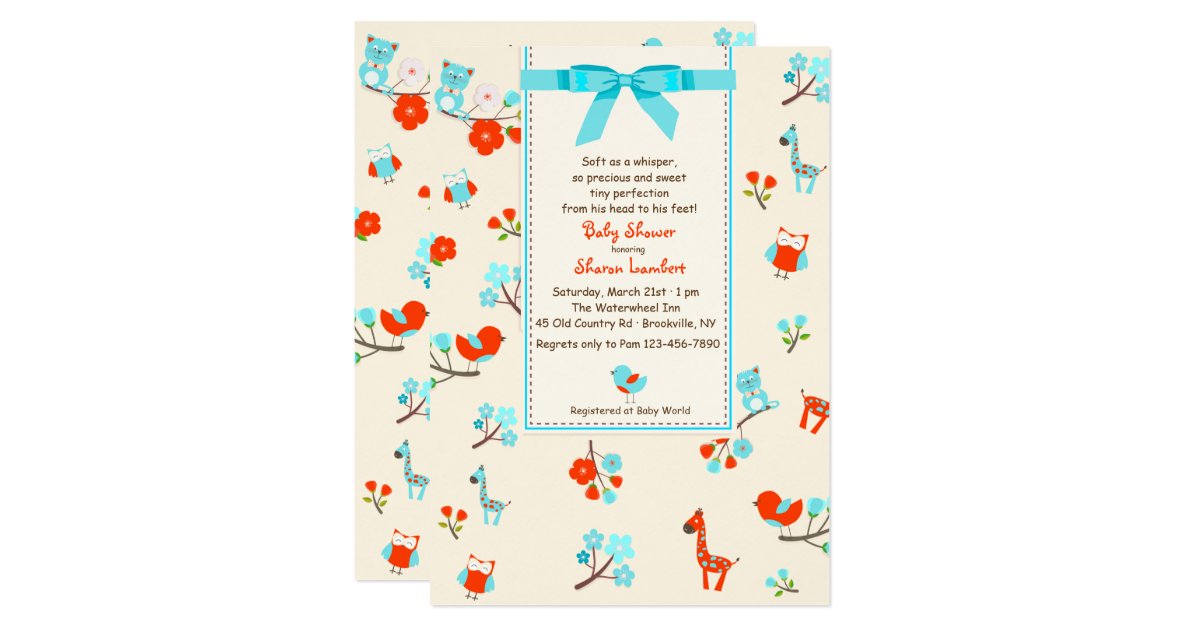 Welcome Baby Shower Invitation | Zazzle