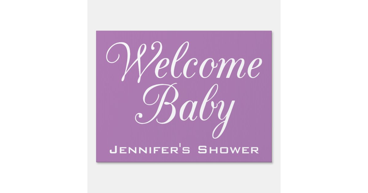 Welcome Home Baby Signs