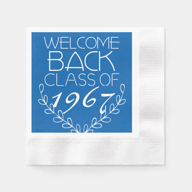 Welcome Back Class Of Paper Napkins | Zazzle