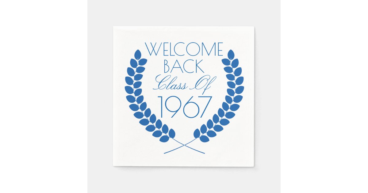 Welcome Back Class Of Paper Napkins | Zazzle