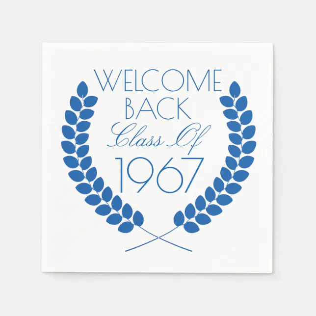 Welcome Back Class Of Paper Napkins | Zazzle