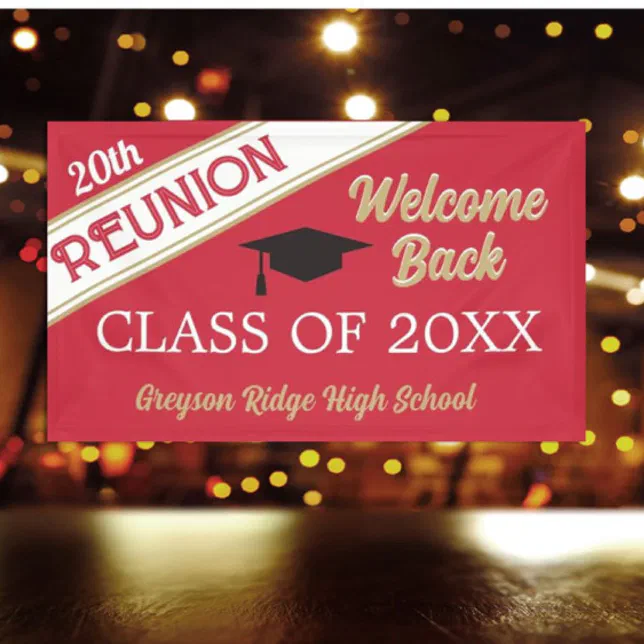 Welcome Back Class Reunion Banner | Zazzle