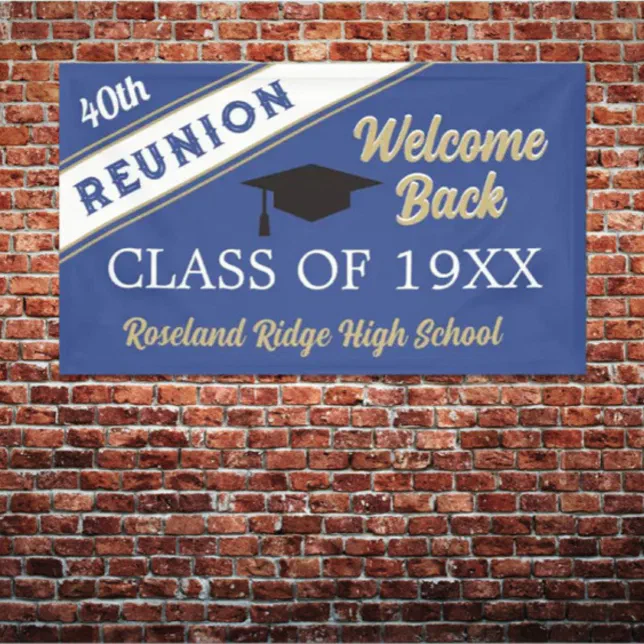 Welcome Back Class Reunion Banner | Zazzle