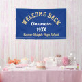 Welcome Back Classmates Class reunion banner | Zazzle