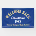 Welcome Back Classmates Class reunion banner | Zazzle
