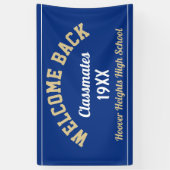 Welcome Back Classmates Class reunion banner | Zazzle