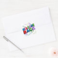 Welcome Back Confetti Stickers | Zazzle