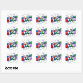 Welcome Back Confetti Stickers | Zazzle