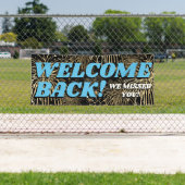Welcome Back customer or employee re-opening Banner | Zazzle