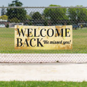 Welcome Back customer or employee re-opening Banner | Zazzle
