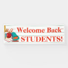 Welcome Back Students customizable school banner | Zazzle.com