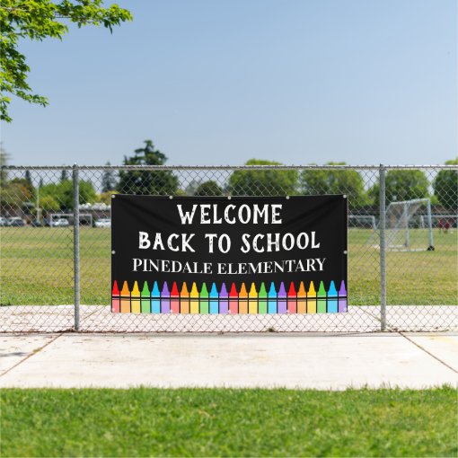 Welcome Back To School Banner | Zazzle