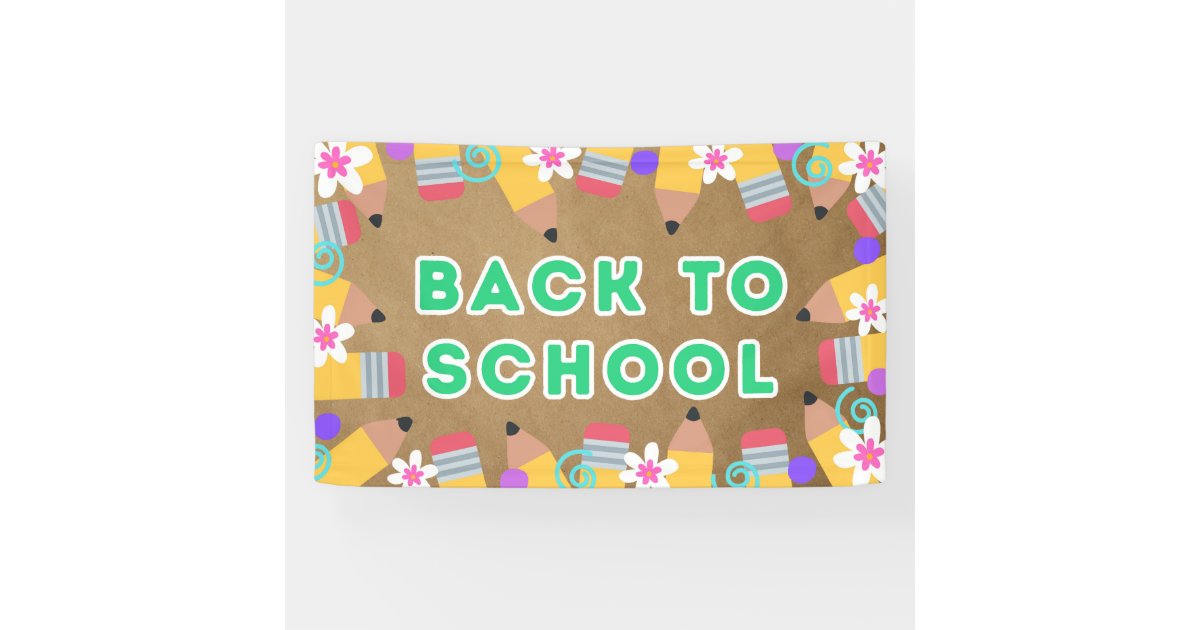 Welcome Back to School Classroom Poster Banner | Zazzle