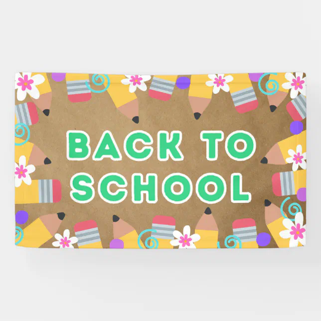 Welcome Back to School Classroom Poster Banner | Zazzle