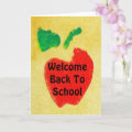 Welcome Back To School Greeting Card | Zazzle