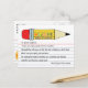 Welcome Back to School Pencil Postcard | Zazzle