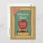 Welcome Back to School Postcard | Zazzle