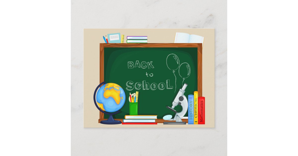 Welcome Back to School Postcard | Zazzle