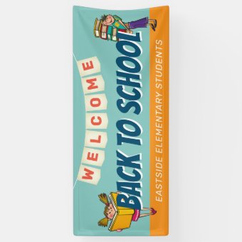 Welcome Back To School Students Banner | Zazzle
