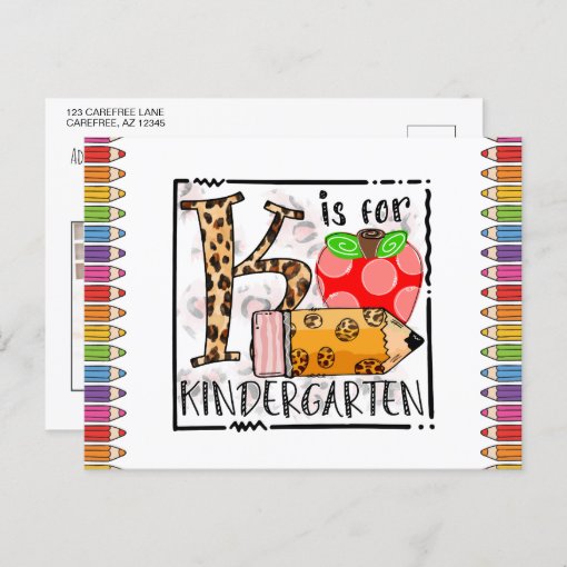 Welcome Back to School Teacher Photo Postcard | Zazzle