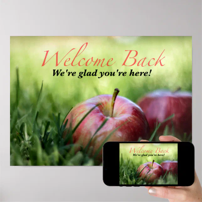 Welcome Back to Students Poster | Zazzle