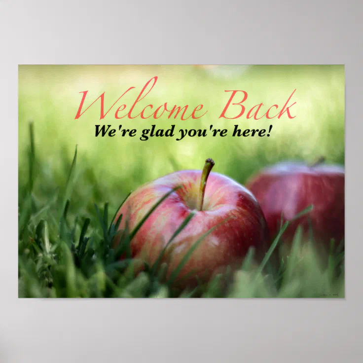 Welcome Back to Students Poster | Zazzle