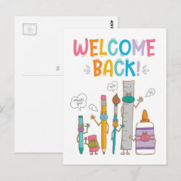 Welcome Back (vertical) - Postcard | Zazzle
