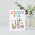 Welcome Back (vertical) - Postcard | Zazzle