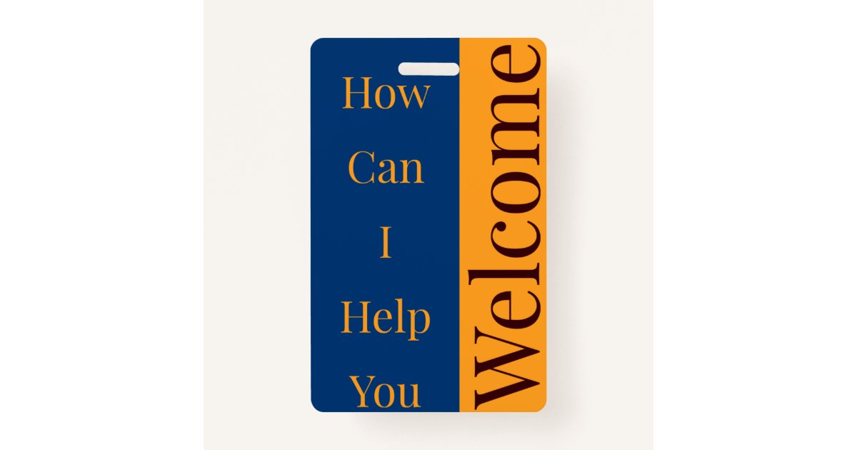Welcome Badge | Zazzle