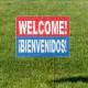 Welcome Bienvenidos English and Spanish Sign | Zazzle