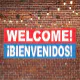 Welcome Bienvenidos English Spanish Banner | Zazzle
