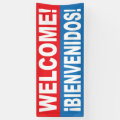Welcome Bienvenidos English Spanish Banner | Zazzle