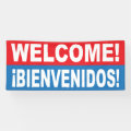 Welcome Bienvenidos English Spanish Banner | Zazzle