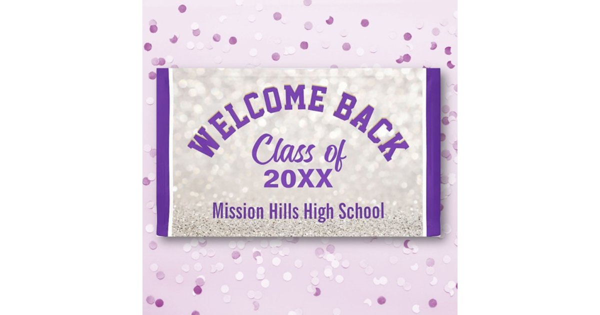 Welcome Bling! Custom Class reunion banner | Zazzle