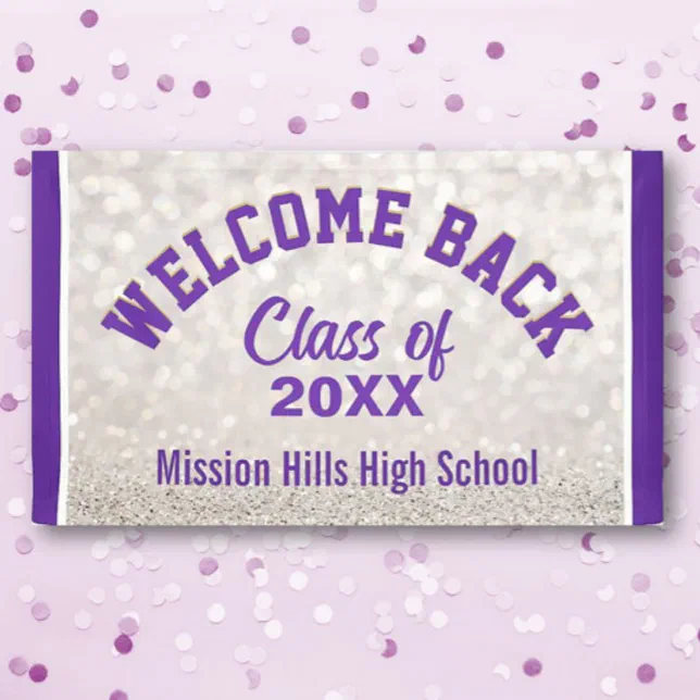 Welcome Bling! Custom Class reunion banner | Zazzle