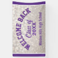 Welcome Bling! Custom Class reunion banner | Zazzle