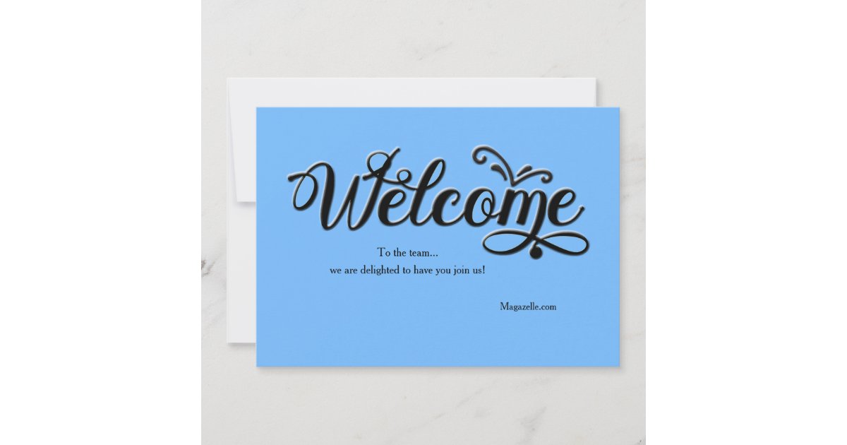Welcome Card | Zazzle