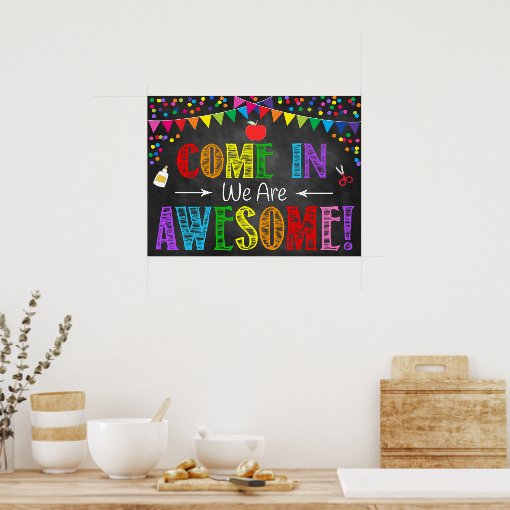 Welcome Classroom Poster | Zazzle