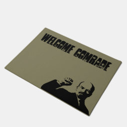 Welcome Comrade Lenin Doormat | Zazzle
